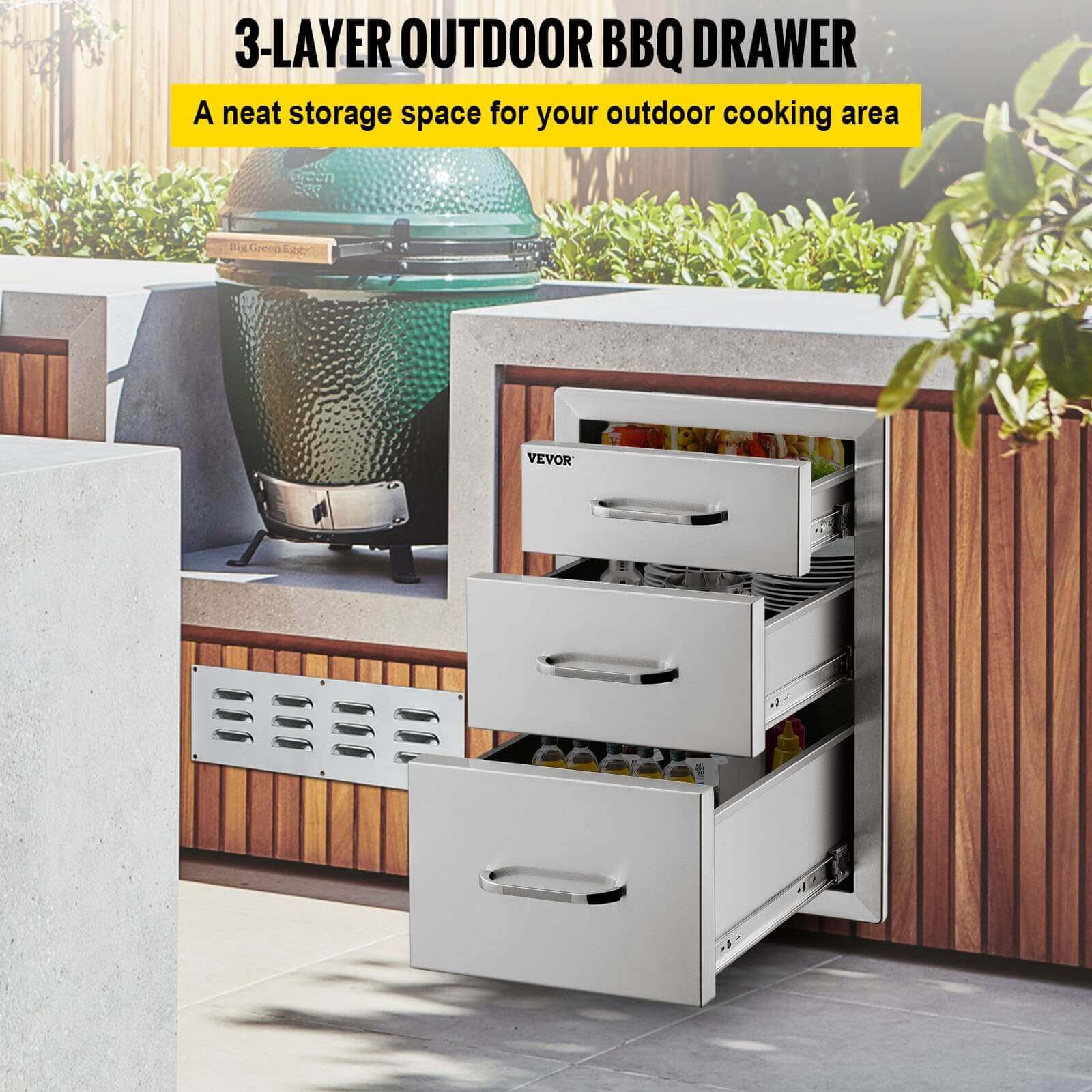 Reviews Of Top 3 Stainless Steel Drawers For 2023 Outdoor Kitchens ...