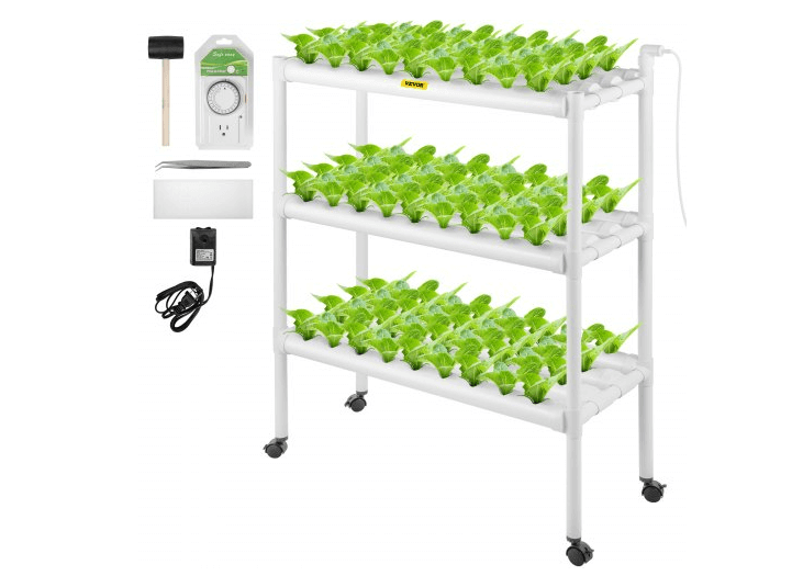 Indoor Garden 3 Layers 12 Pipes Hydroponic Grow Kit | Reviews + Guide